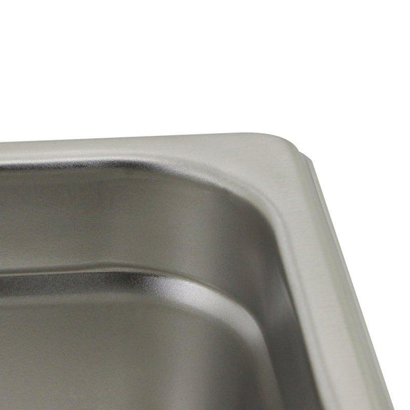 3 Litre Rinse & Soak Stainless Steel Bath (240 x 137 x 100mm ...